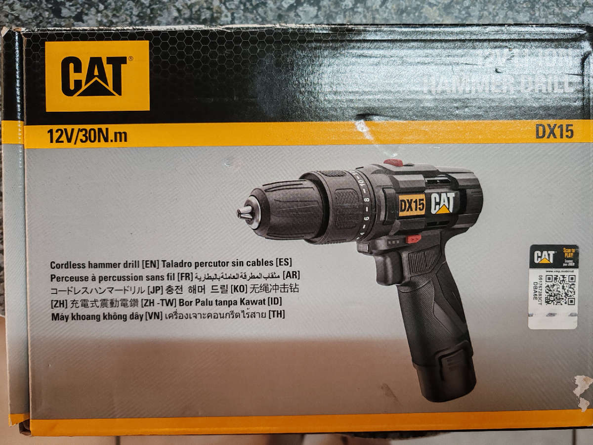 Drills - CAT 12V Cordless Impact Drill | DX15 was sold for 651.00 on 30 Oct at 21:46 by plankie ...