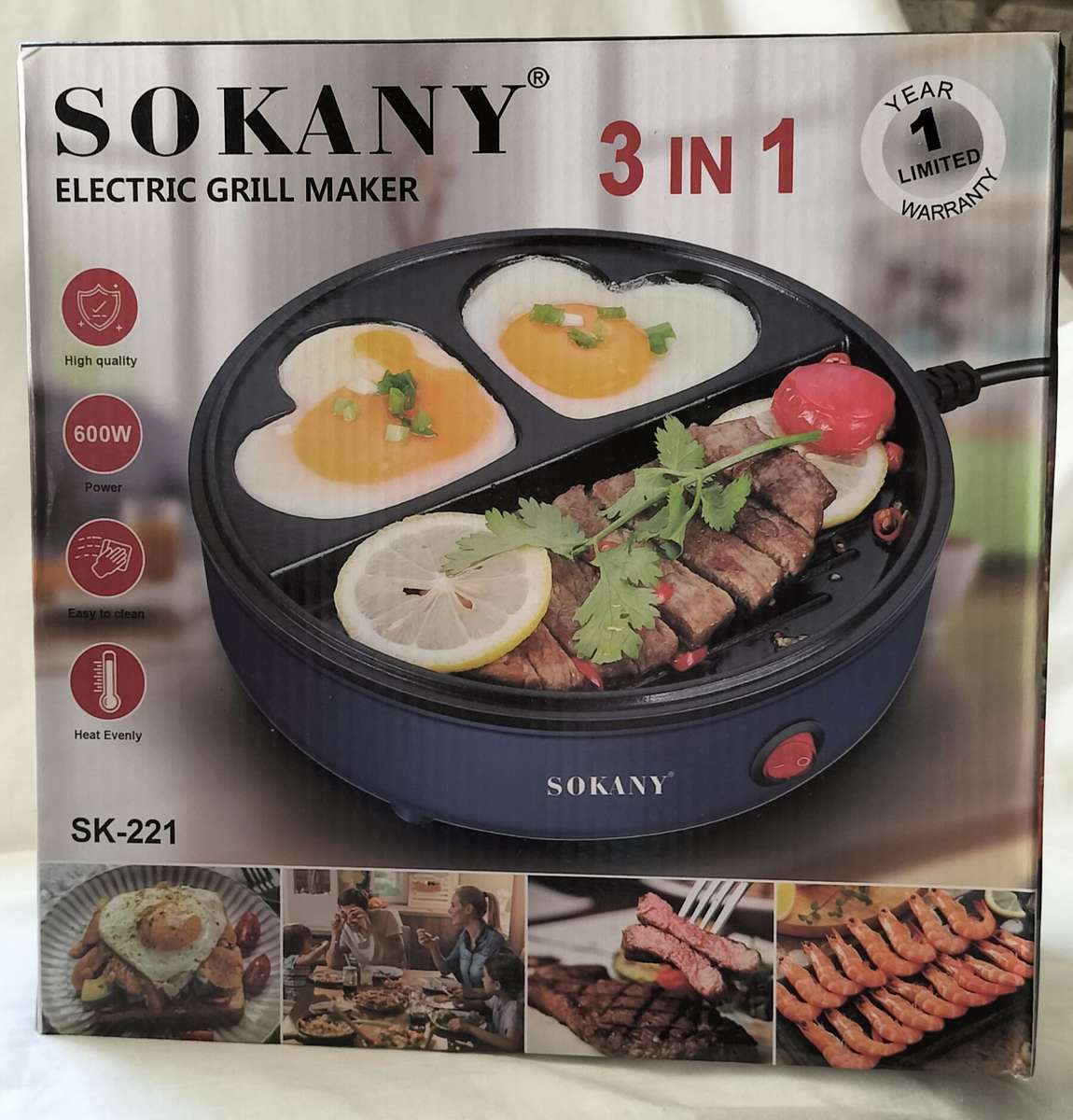 Grillers - Sokany SK-221 Rib Roaster Grill was sold for 215.00 on 16 Apr at 22:01 by HPS001 in ...