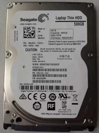 Internal Drives - SEAGATE Laptop Thin HDD 500Gb *500GB* SATA INTERNAL HARD DRIVE was sold for ...
