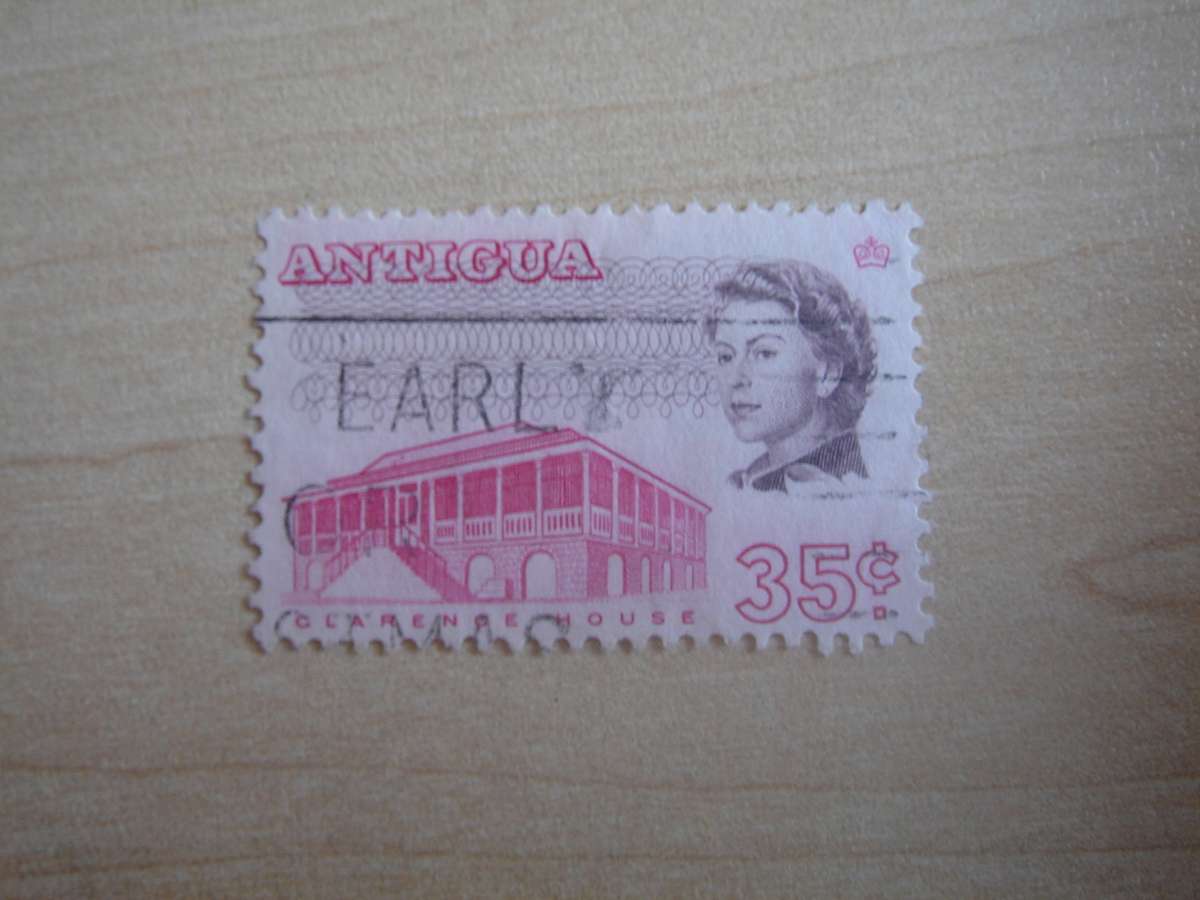 Caribbean - 1966 Antigua - Old Post Office - SG190 used, stamped for ...