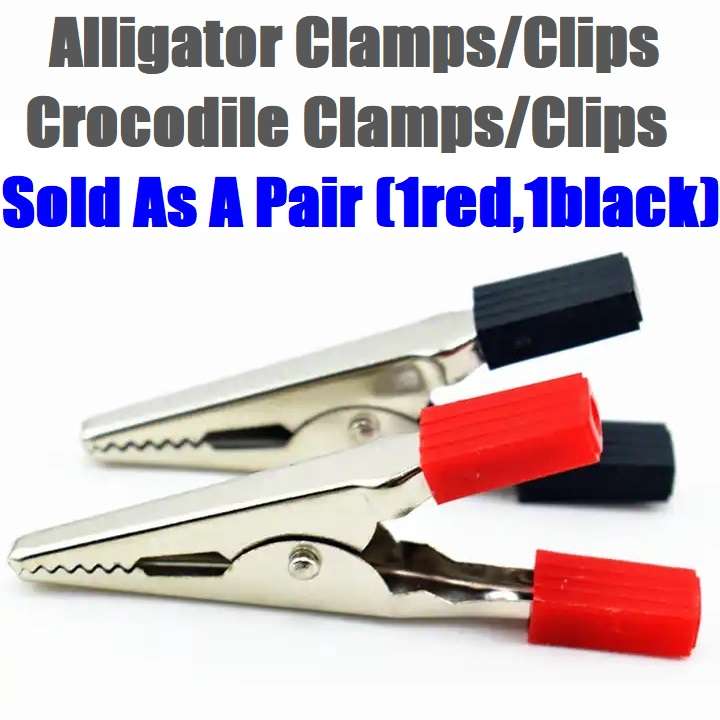 Other Electrical Supplies - Insulated Crocodile Clips Alligator Clips ...