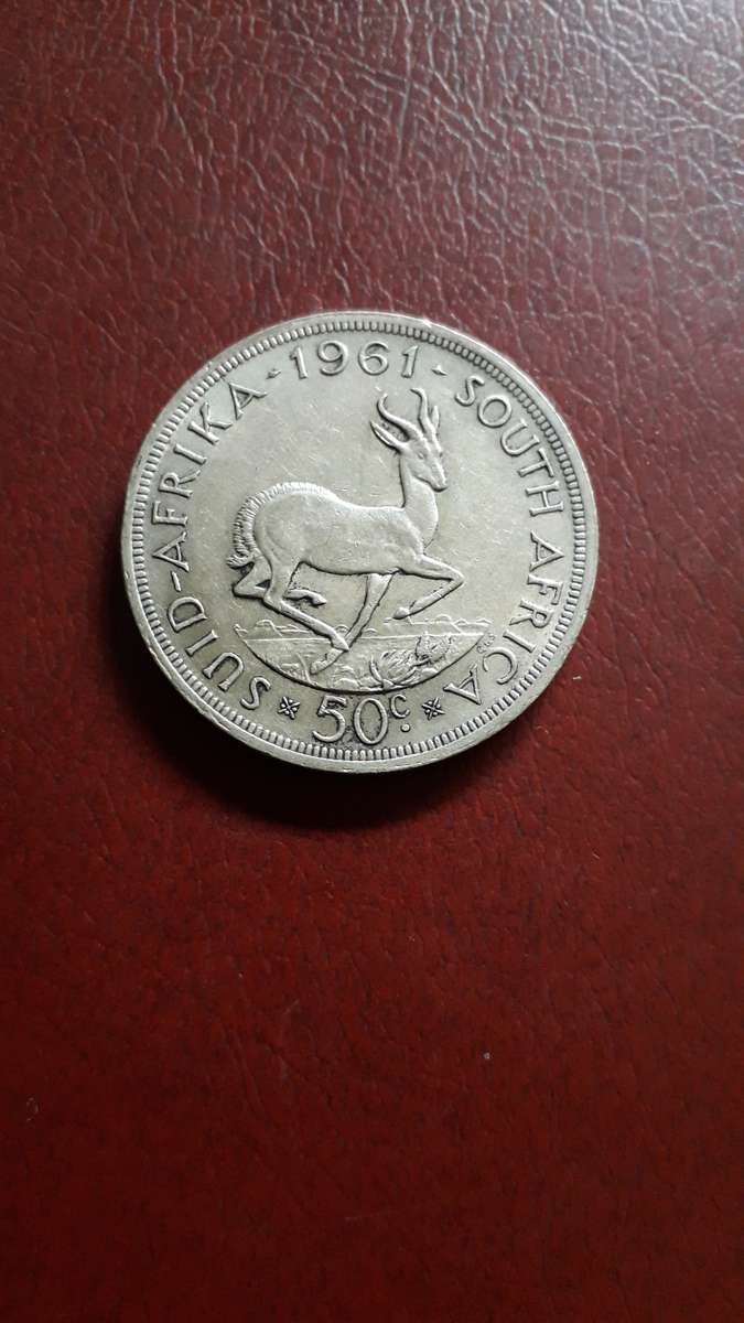 Fifty Cent - RSA 50 Cent 1961 for sale in South Africa (ID:636906598)