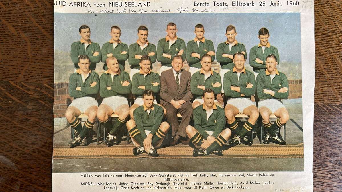 Sporting Memorabilia - 1960 All Blacks Tour to South Africa both Teams ...