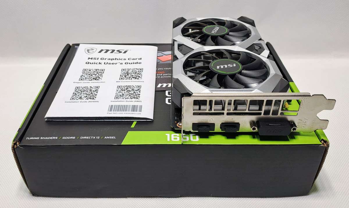 Graphics & Video Cards - MSI Nvidia Geforce GTX1650 Ventus XS OCV2 Edition 4Gb GDDR6 GPU ...