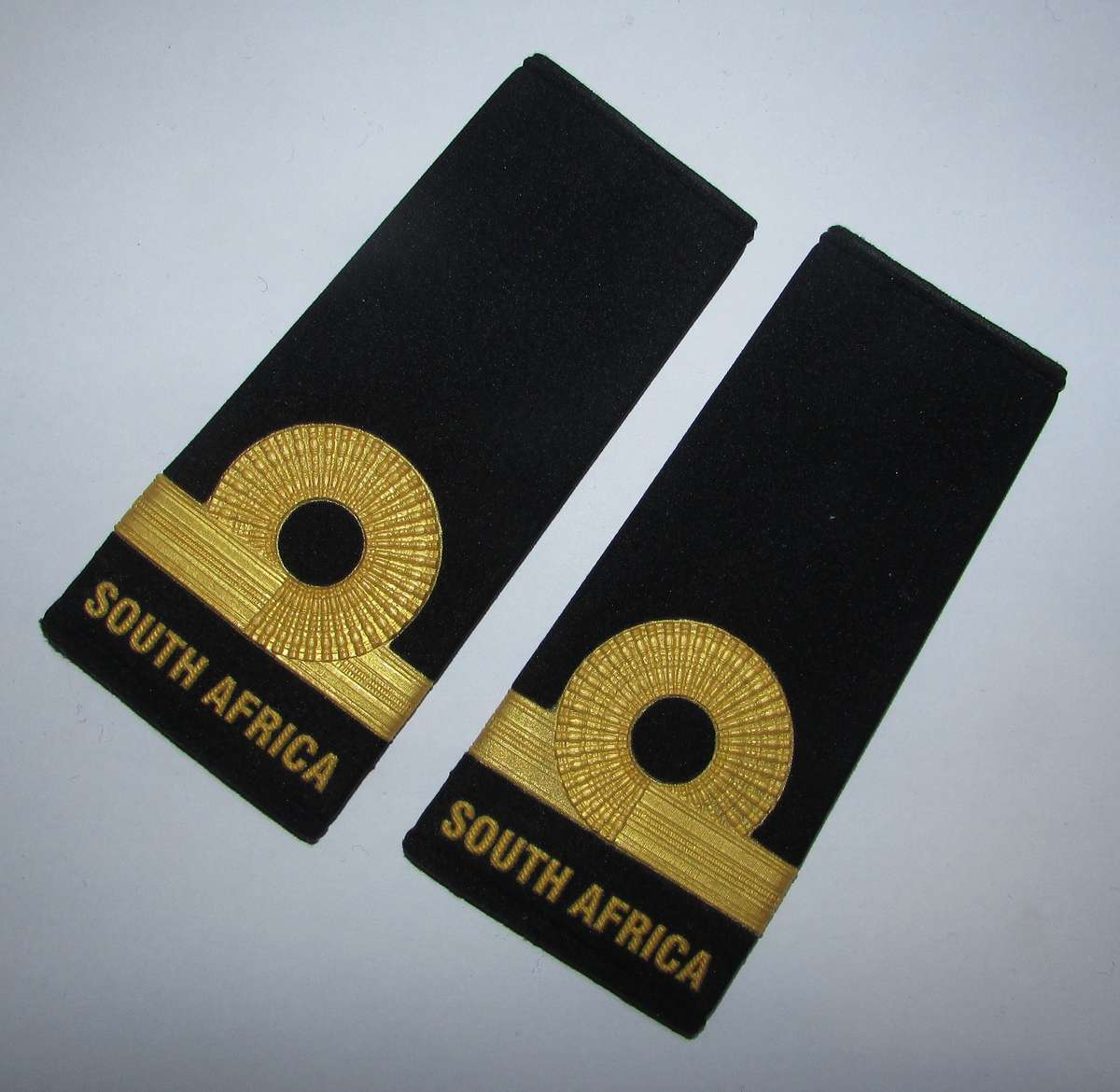 South African Navy - SANDF - Navy Sub-Lieutenant Rank Epaulette Pair ...