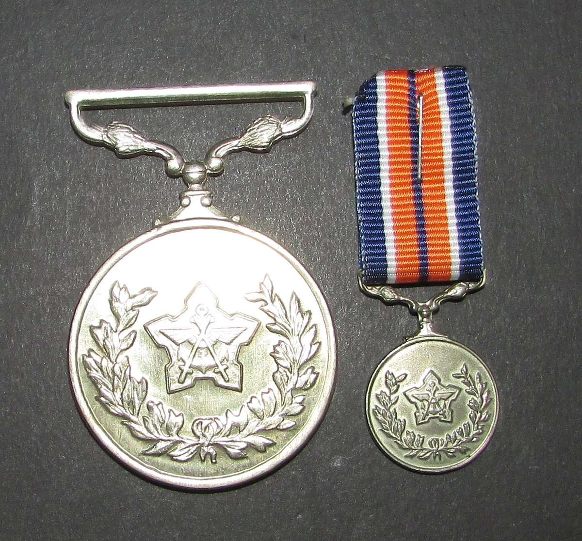 SADF & SANDF - SADF - Full Size General Service Medal with Miniature ...