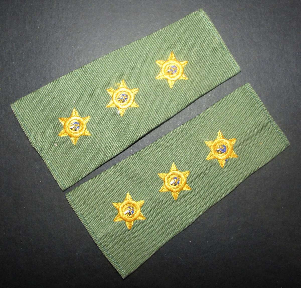 South African Army - South African Homelands Slip on Rank Pair was ...