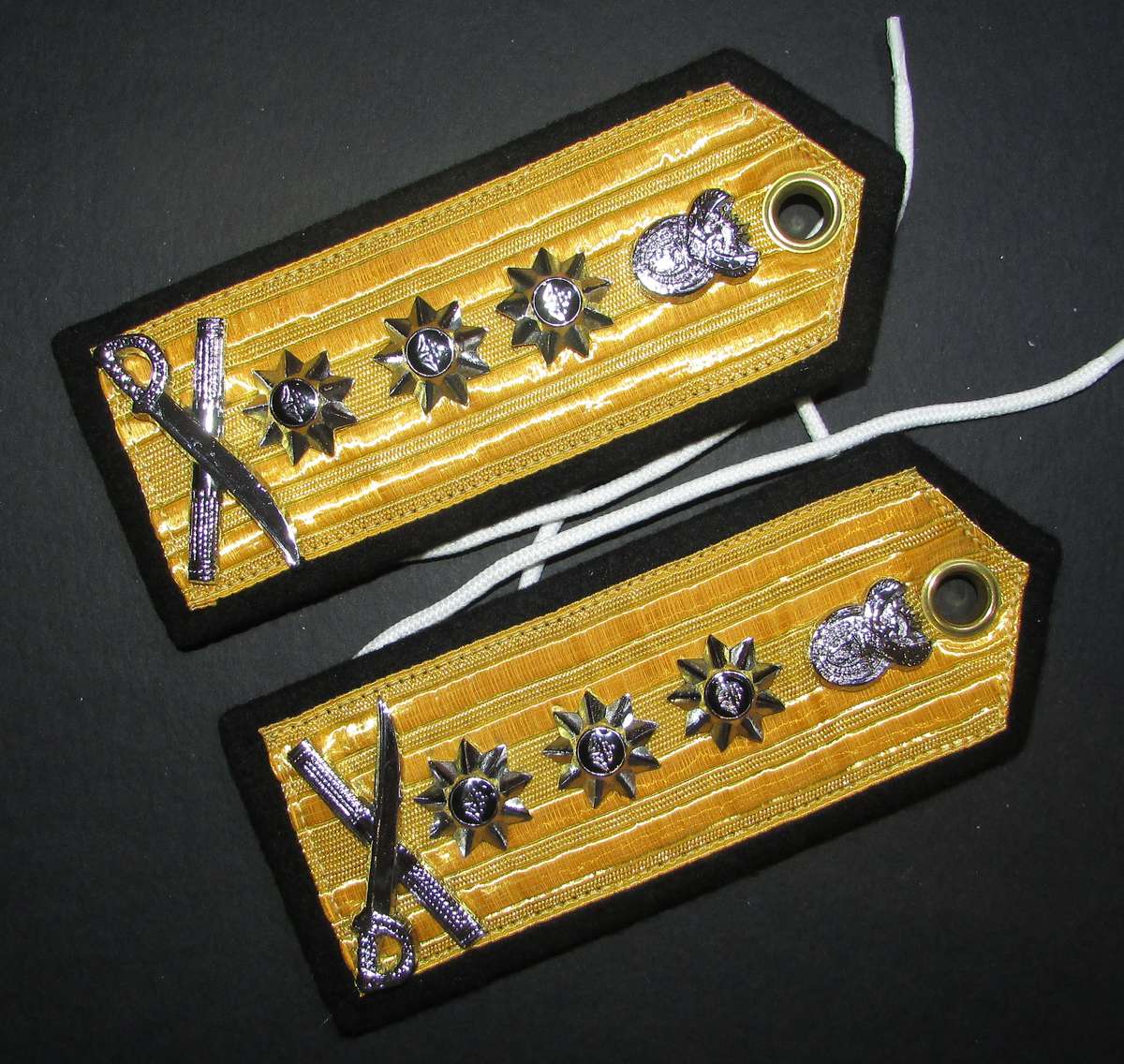 South African Navy - South African Vice Admiral Rank Board Pair was ...
