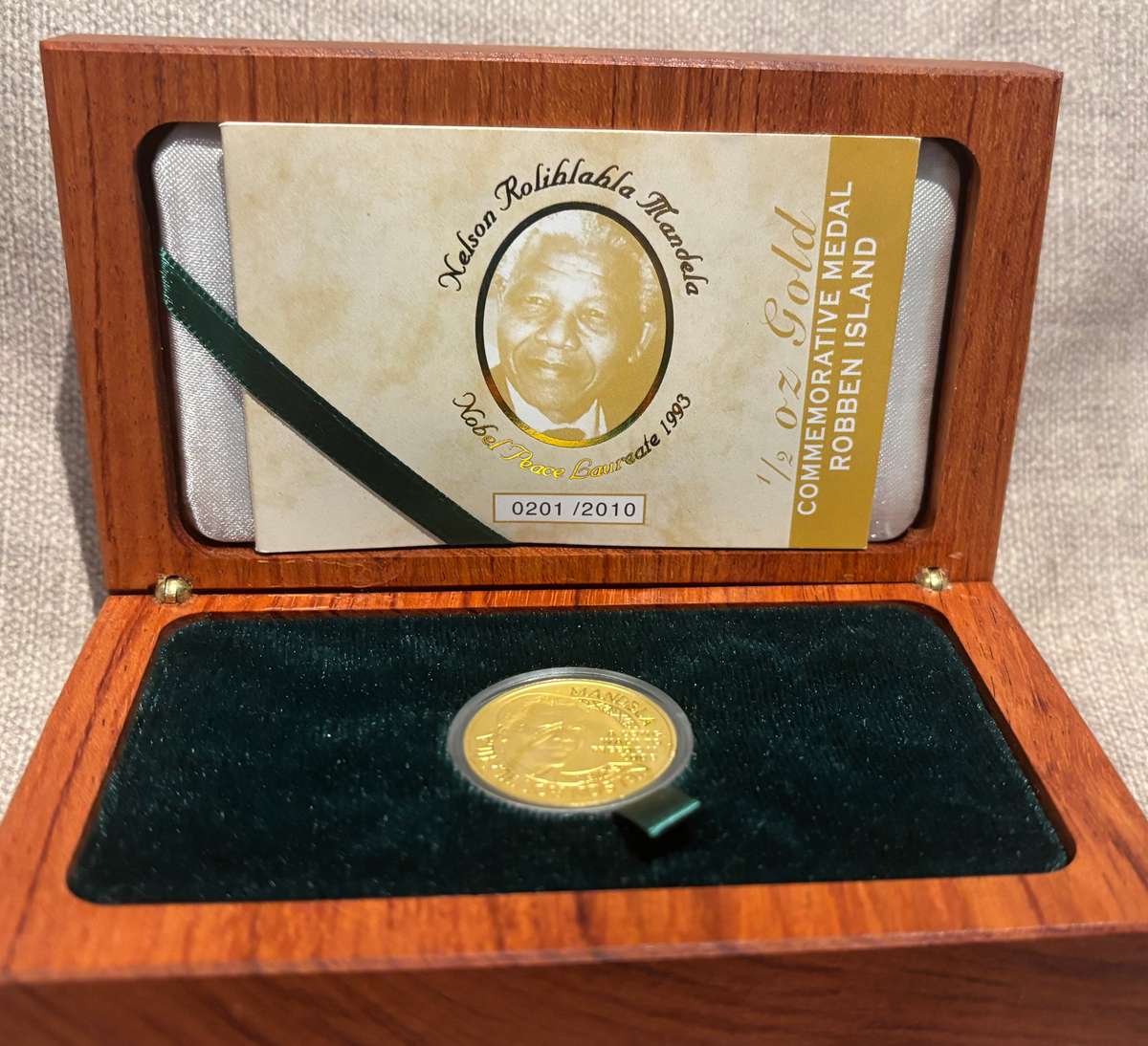 Gold & Bullion Coins - 24 Ct FINE GOLD MANDELA COIN PROOFSETS for sale ...