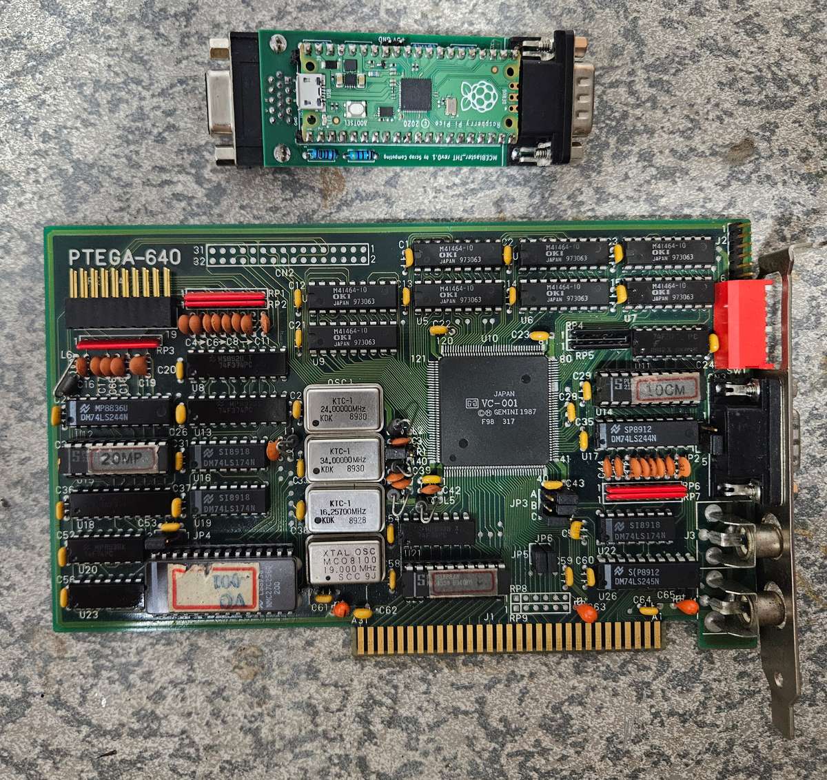 Vintage - EGA ISA Graphics card with VGA adaptor was listed for 1,300. ...
