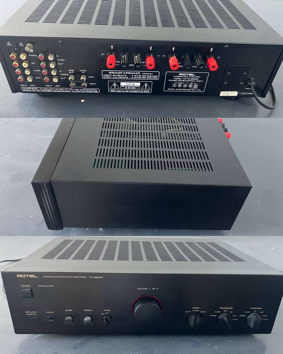 Amplifiers & Processors - Rotel RA-980BX Stereo Integrated Amplifier ...