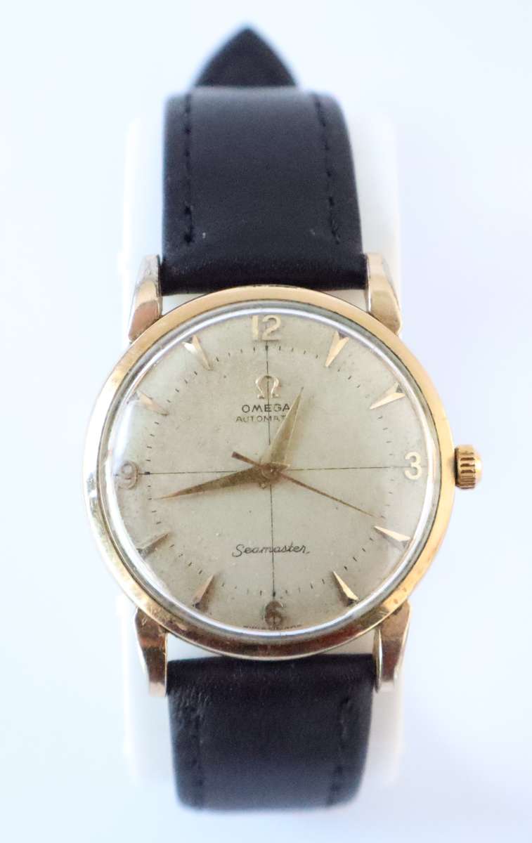 Men's Watches - Omega Seamaster Vintage Gold Plated Men`s Watch ...