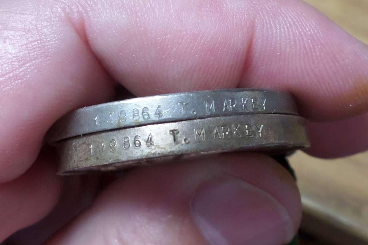 World War 1 - WWI & WWII group awarded to PTE T Markey 10th Hussars ...