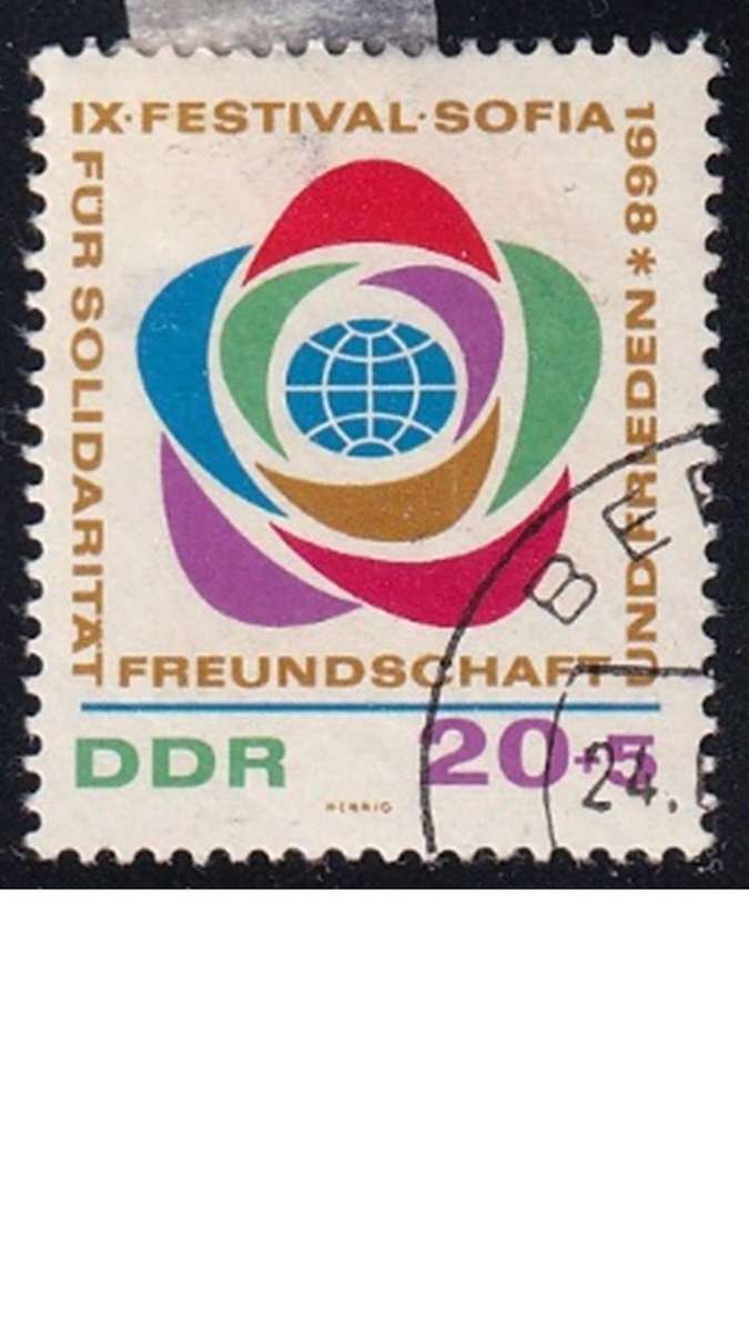 Germany & Colonies - 1968 The 9th Festival in Sofia, DDR. was listed ...