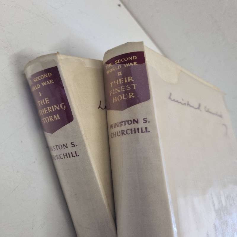 Books - The Second World War - Vol I & II - Winston Churchill - The Gathering Storm & Their ...