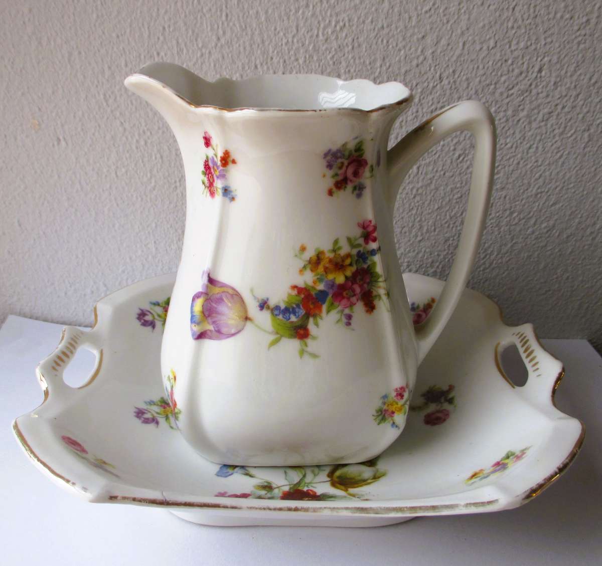 German Porcelain - Two Vintage fine Porcelain, Rare Silesia Germany ...