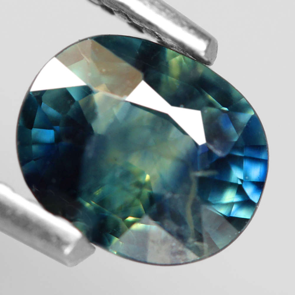 Sapphires - 0.82Ct. Sapphire Greenish Blue Oval Shape Australia Gem Ravishing Normal Heated was ...