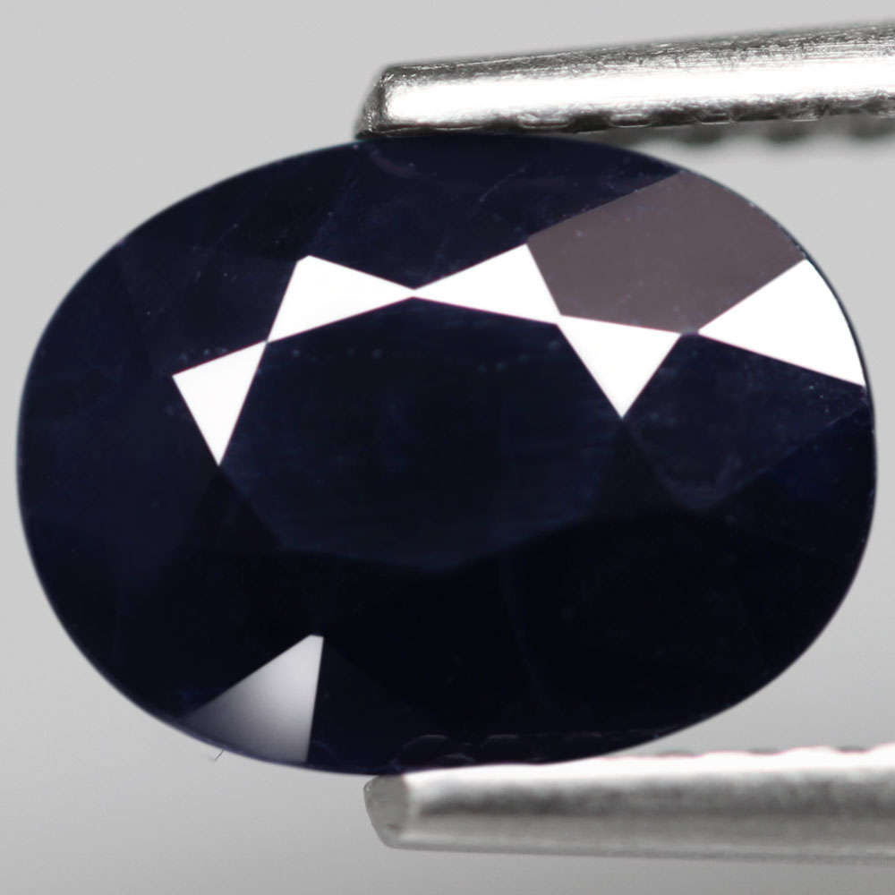 Sapphires - 1.37Ct. Sapphire Blue Oval Gem Ravishing Color Normal Heated Gemstone for sale in ...