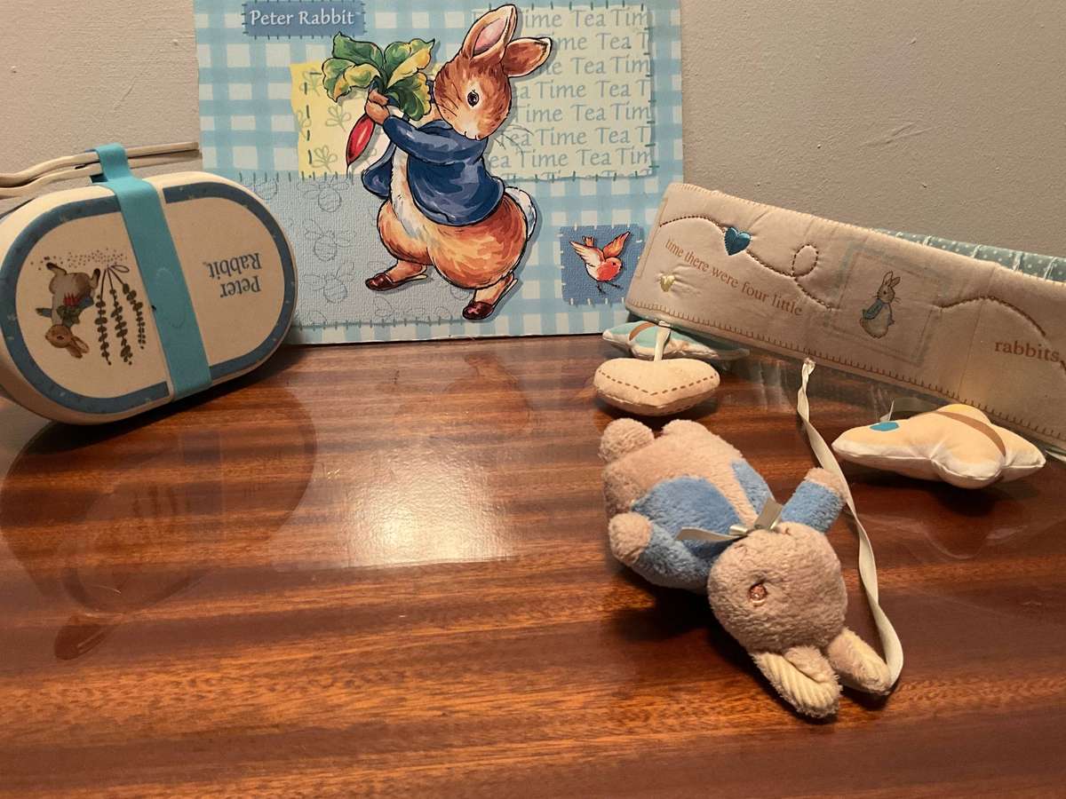 Porcelain & Ceramic - Beatrix Potter Peter Rabbit placemat .lunch box ...