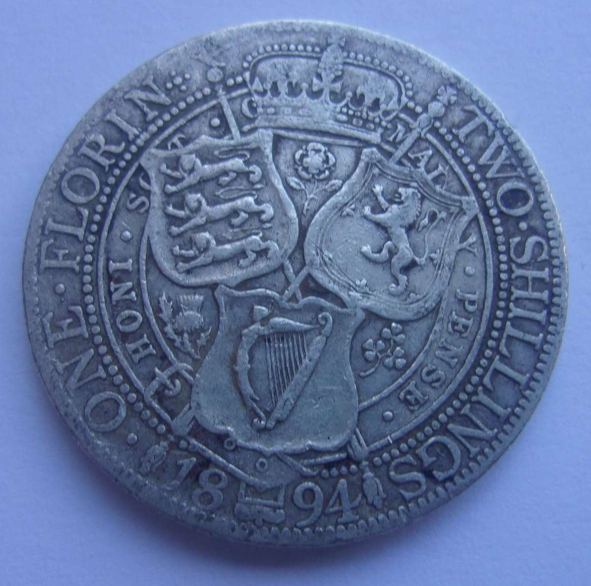 Great Britain - 1894 silver British Florin coin for sale in East London ...