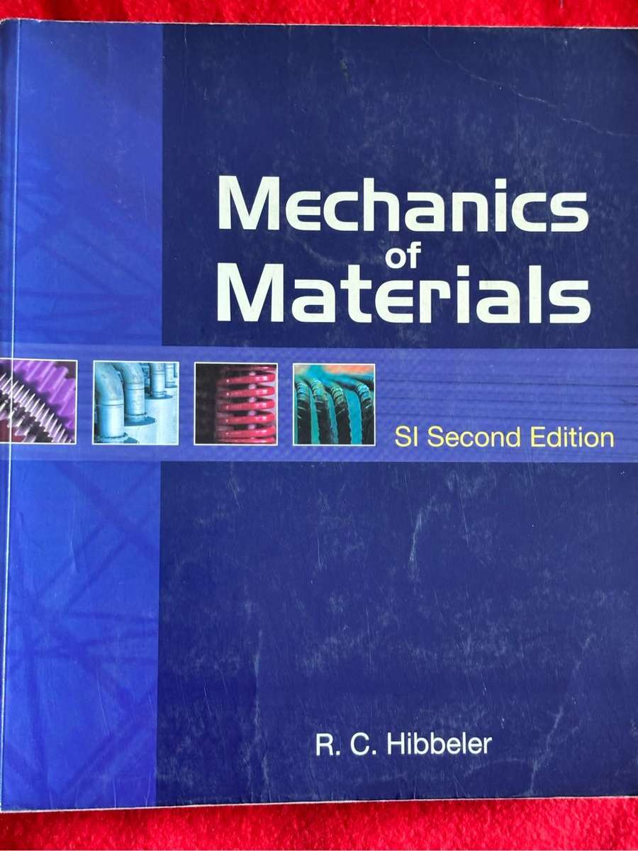 Engineering - Mechanics of Materials SI Second Edition R. C. Hibbeler for sale in Cape Town (ID ...