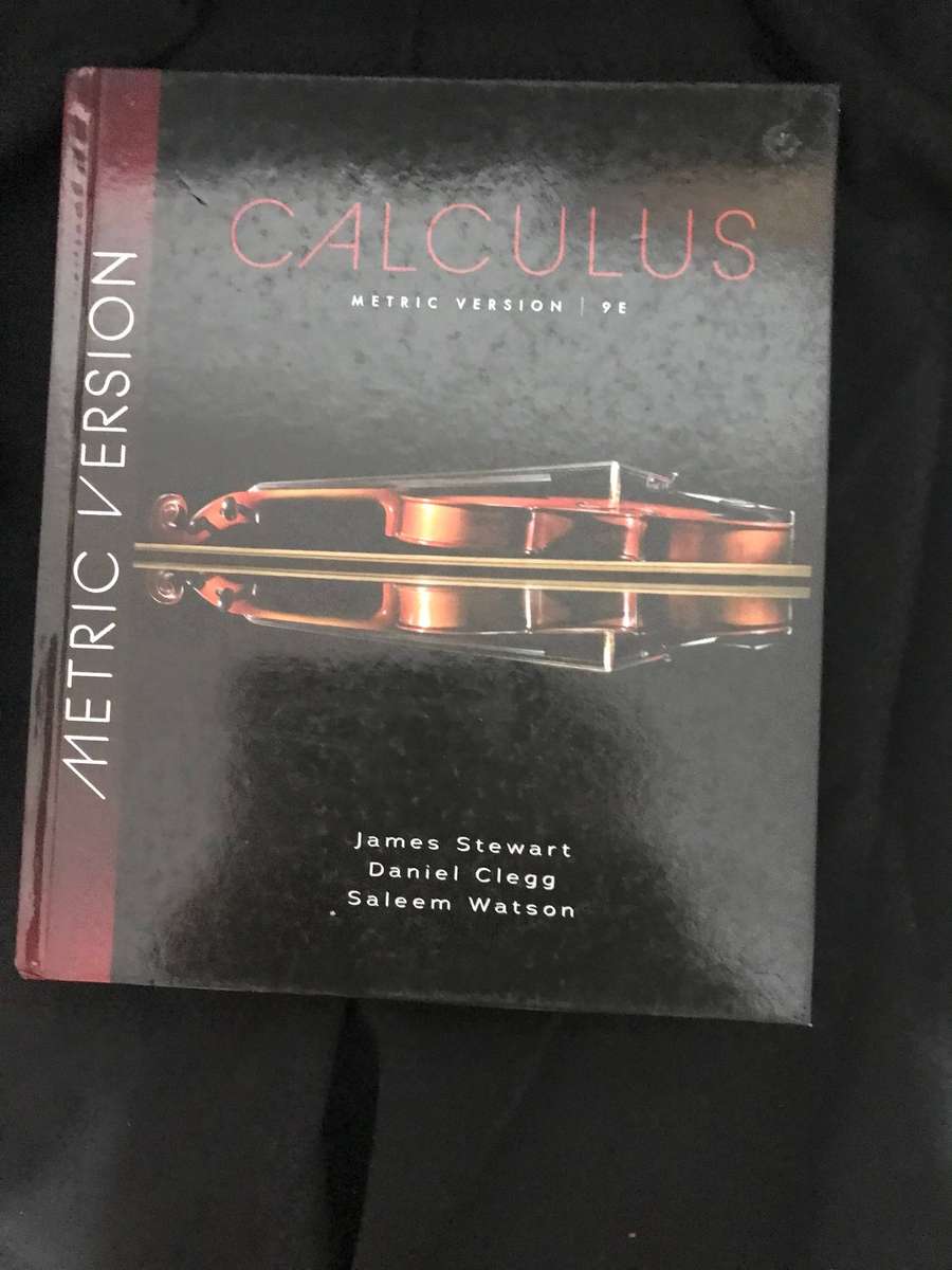 Mathematics - Calculus, Metric Version / 9 edition by James Stewart was ...