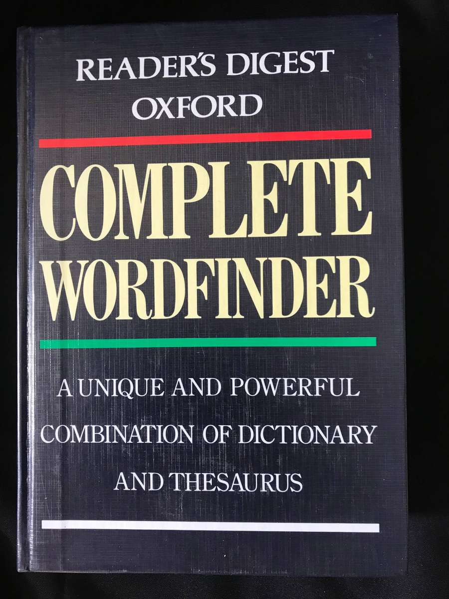 Reference - Reader's Digest Oxford Complete Wordfinder: A Unique and ...