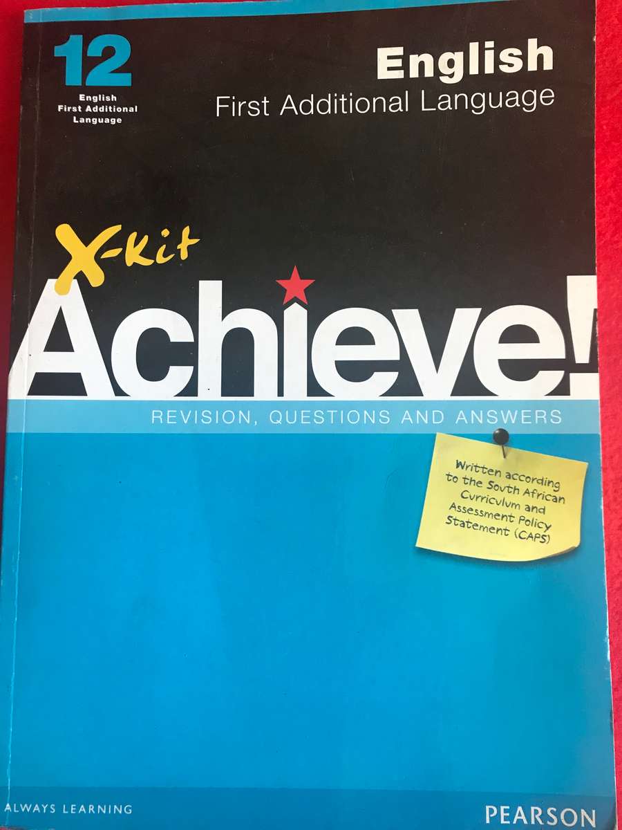Language Studies - Grade 12 X-Kit Achieve! English First Additional ...