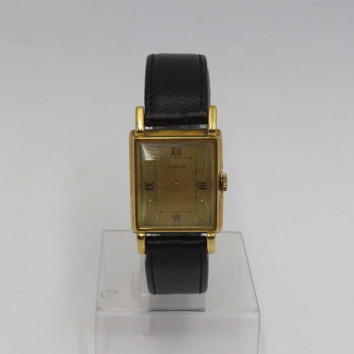 Men's Watches - Vintage 18kt Gold Gubelin Manual Wind Watch - Working ...