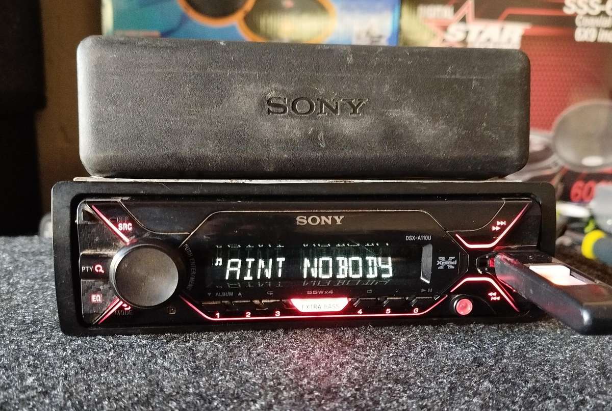 Car Radios - Sony Single Din Car Media Player with USB/AUX (DSX-A110U) was sold for 351.00 on 5 ...