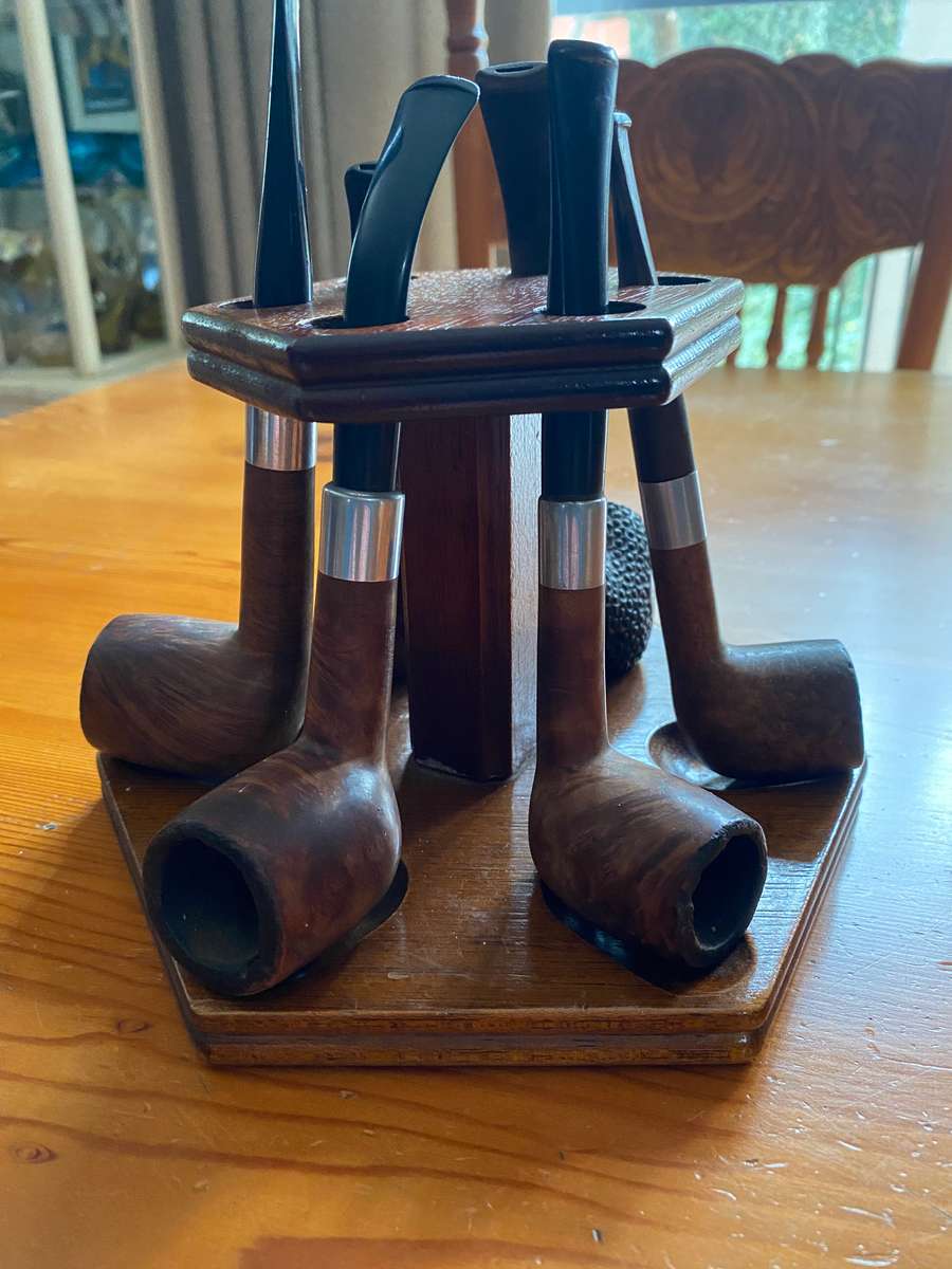 Smoking Accessories - Smoking Pipe Stand, with six Pipes was sold for ... Smoking Accessories - Smoking Pipe Stand, with six Pipes was sold for ...
