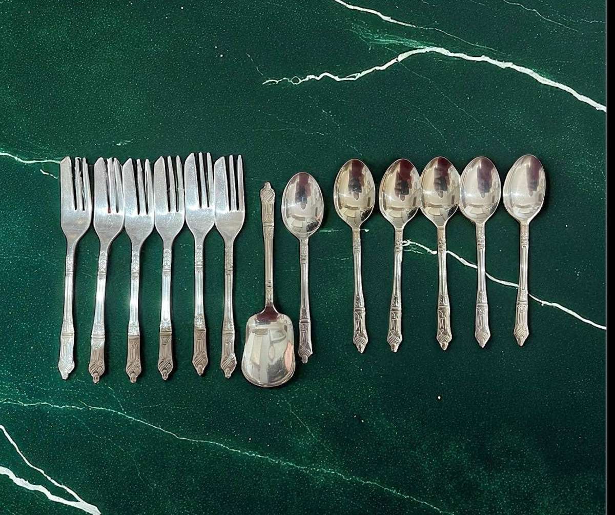 Cutlery - Cake forks teaspoons Apostle boxed was listed for 545.00 on ...