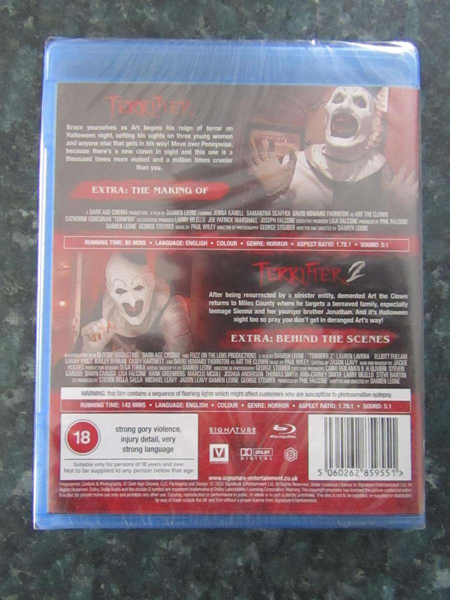 Movies - Terrifier: The Bloody Duo (Blu-ray) for sale in Idasvallei (ID ...