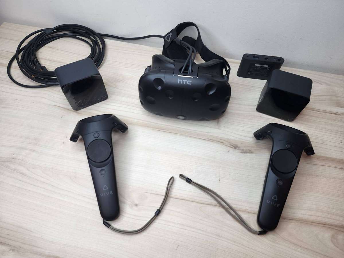 Virtual Reality - HTC Vive Original VR Headset Full Kit | Base Stations ...