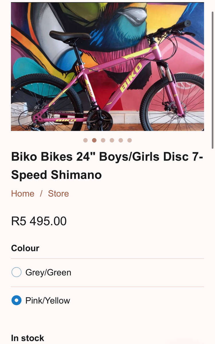 Pedals & Cleats - Biko Bikes 24" Boys/Girls Disc 7-Speed Shimano ...
