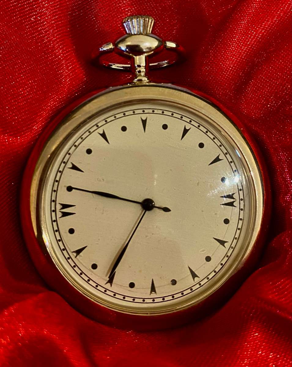 Pocket Watches - Pocket watch Quart in box with arrows on face was ...