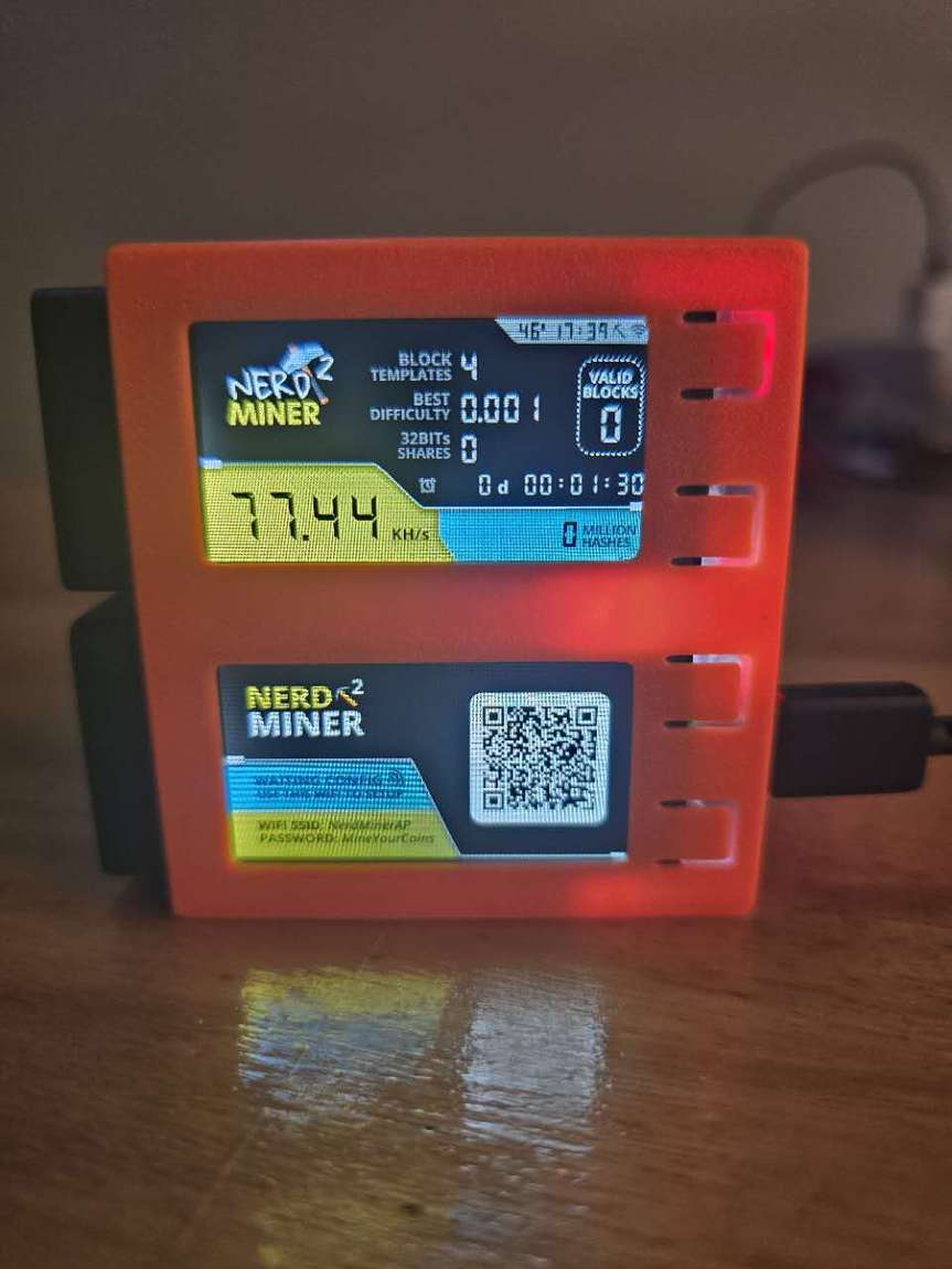 Other Computers & Networking - Nerdminer V2 Plus Bitcoin Solo Lottery