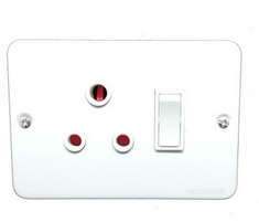 Switches & Outlets - Redisson A-MS01 Single Industrial Switched Socket ...