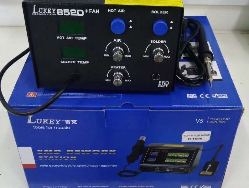 Soldering - Hot Air Soldering Station Lukey 852D+FAN for sale in Cape Town (ID:641724692)