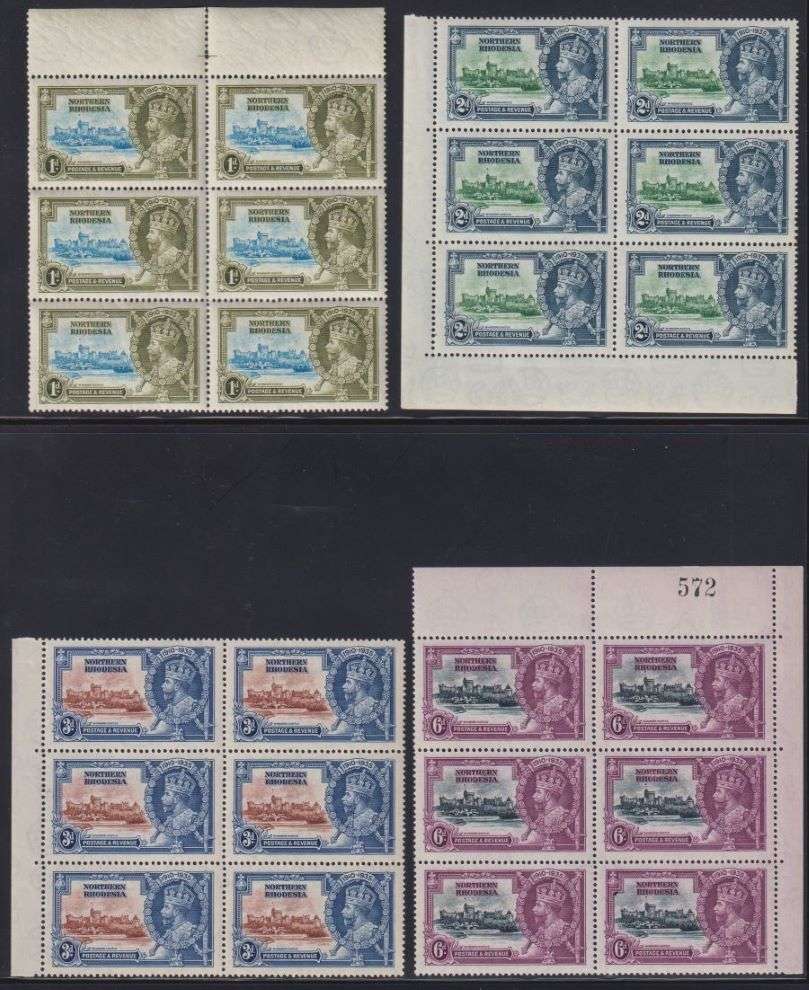 Zimbabwe, Rhodesia & Nyasaland - NORTHERN RHODESIA 1935 SILVER JUBILEE SET IN UNMOUNTED MINT ...