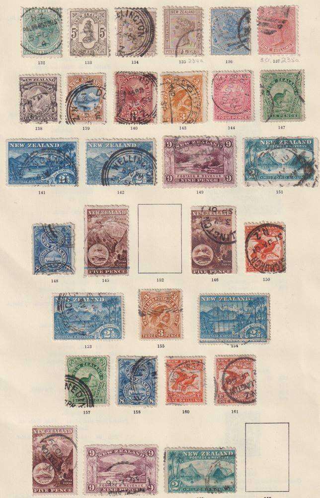 New Zealand - NEW ZEALAND OLD COLLECTION ON PAGES- HIGH CV was sold for ...