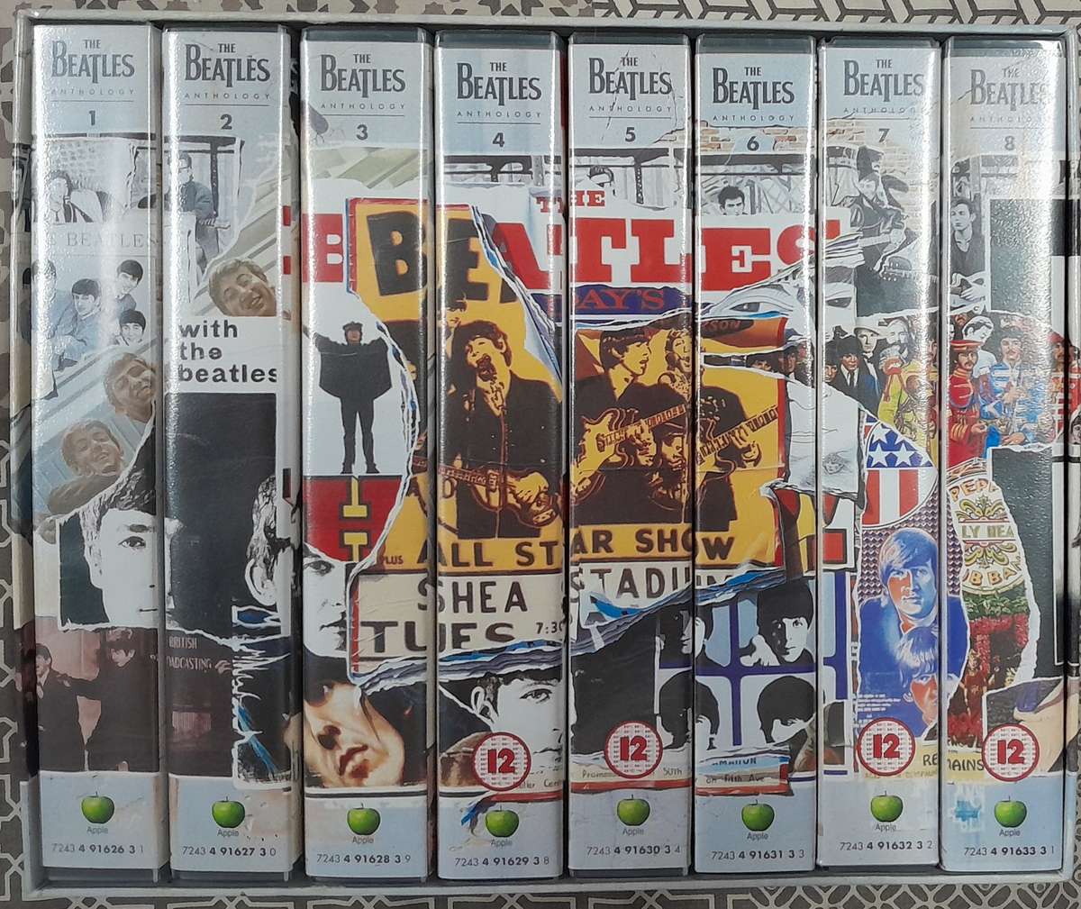 Pop - The Beatles - Anthology 8 x VHS Box Set (plus Anthology vol1 2cd set) for sale in ...