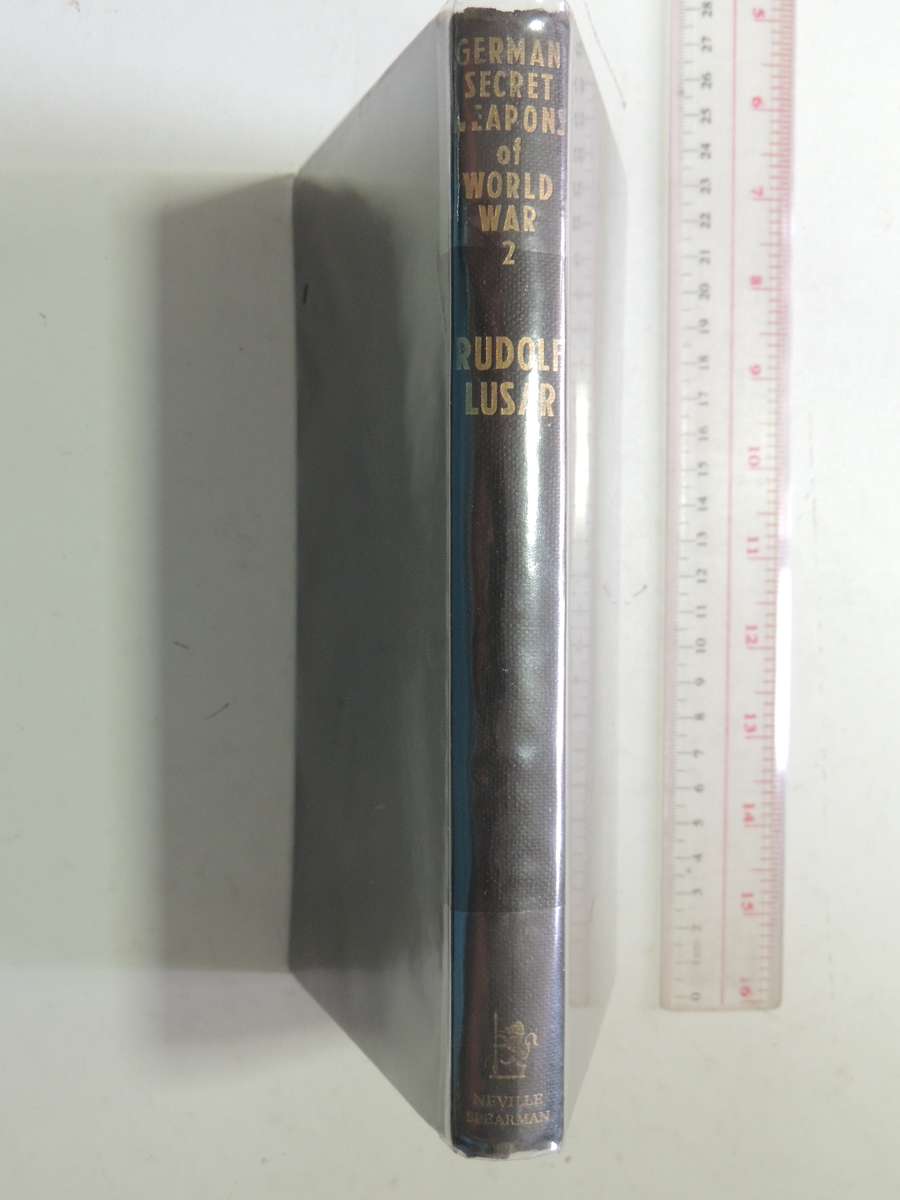 Books - German Secret Weapons Of The Second World War - Rudolf Lusar ...