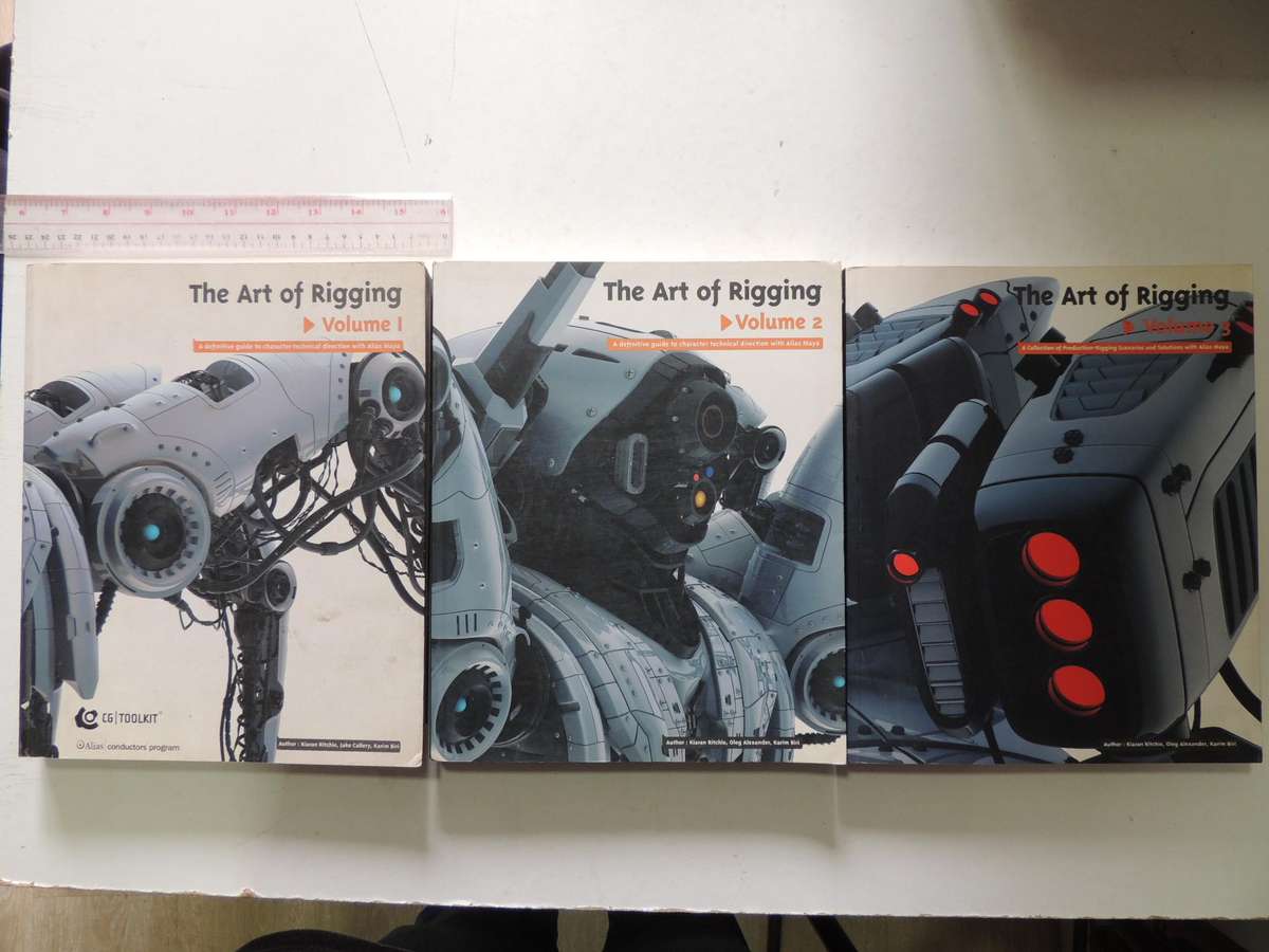 Art & Photography - The Art Of Rigging 3 Volumes - Kiaran Ritchie, Jake ...
