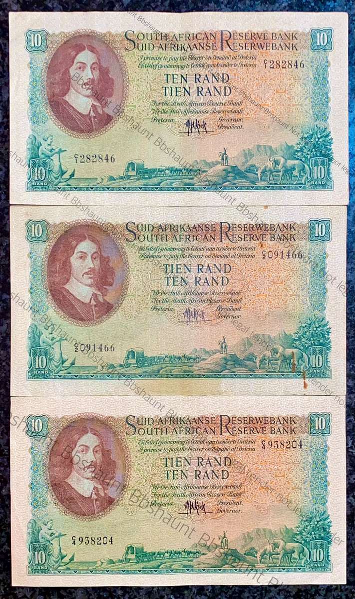 MH de Kock - MH DE KOCK R10 --- C1 - C2 & C4 --- 4TH ISSUE 1961 VAN ...