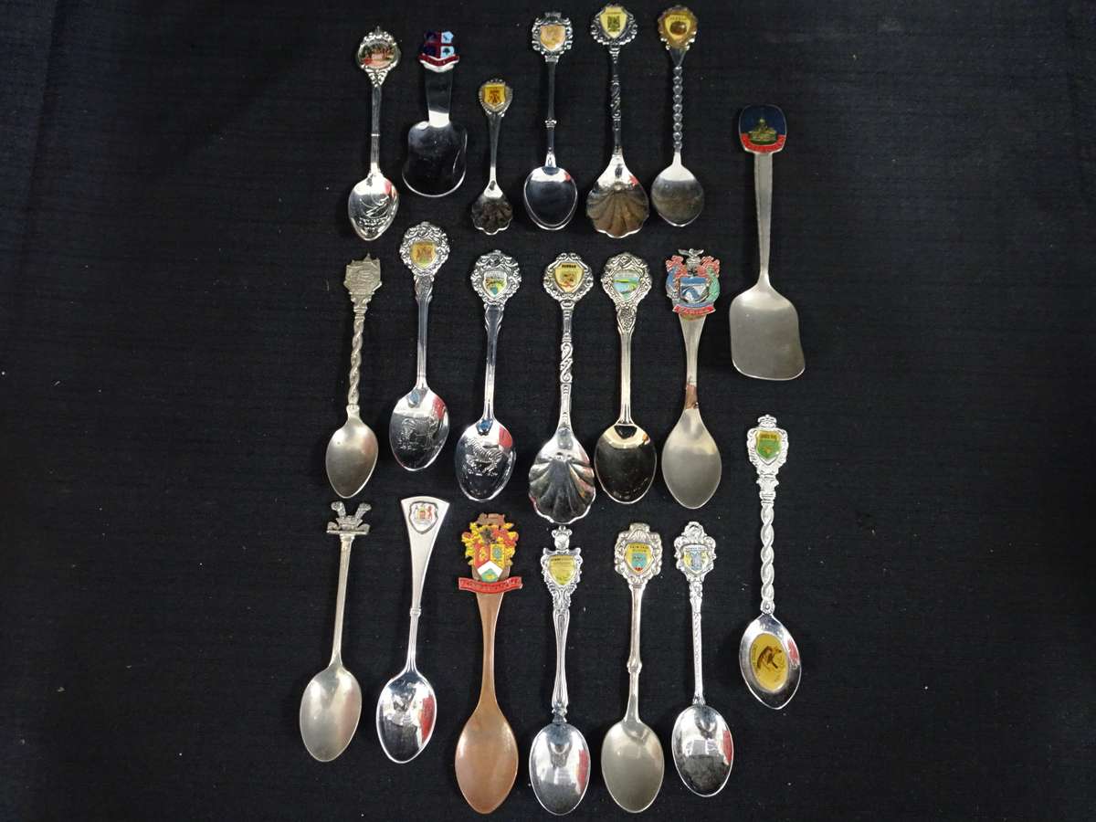 Cutlery - Stunning Vintage Joblot Of Twenty Interesting Spoons - In ...