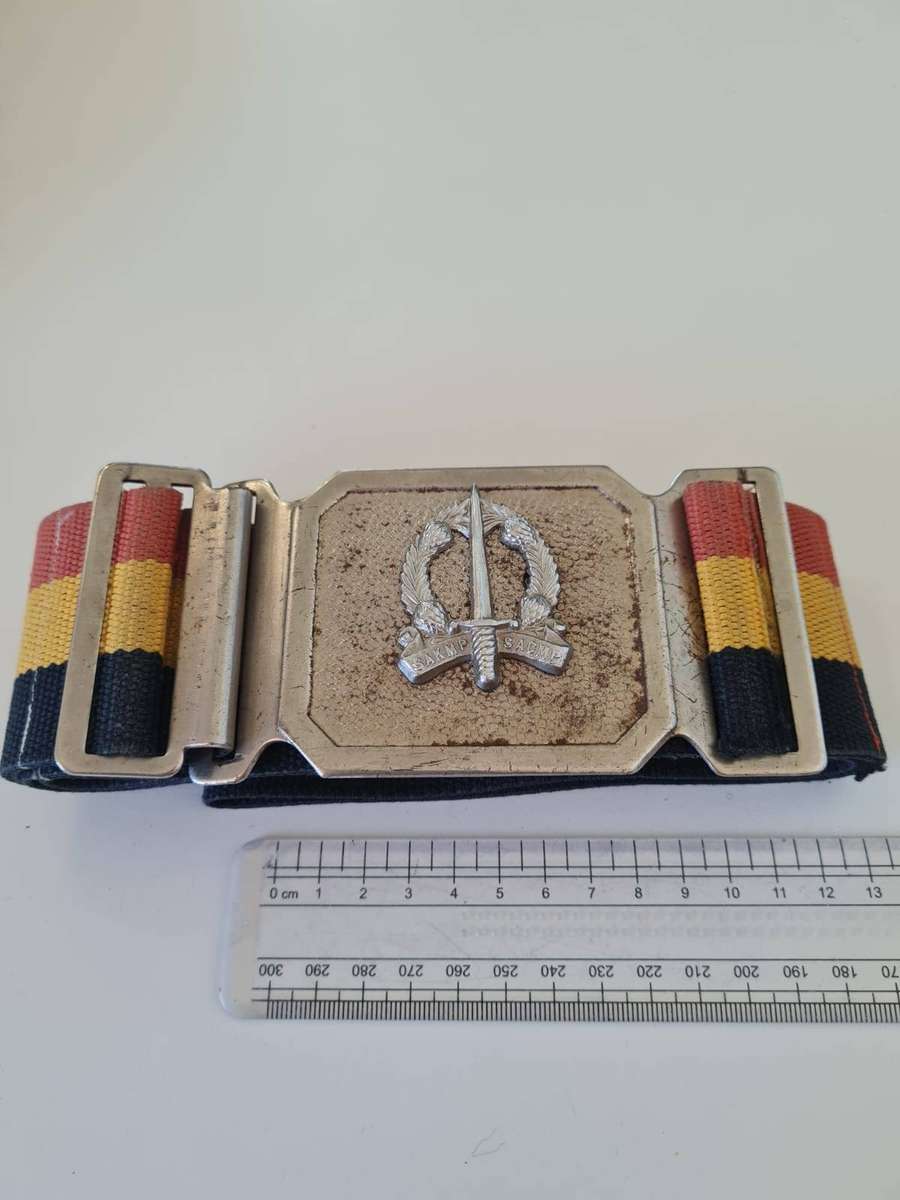 Belts & Buckles - SADF South African Corps of Military Police Stable ...