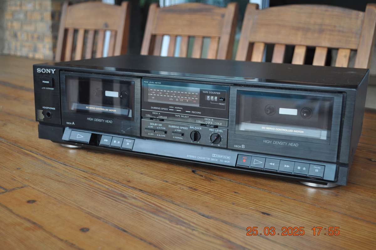CD & Cassette Players - Vintage Sony Stereo Cassette Deck TC-W31 for sale in Oranjeville (ID ...