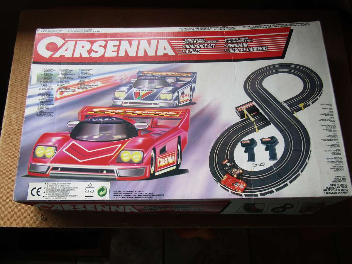Sets - Carsenna Scalextric Set All tracks and accessories included was ...