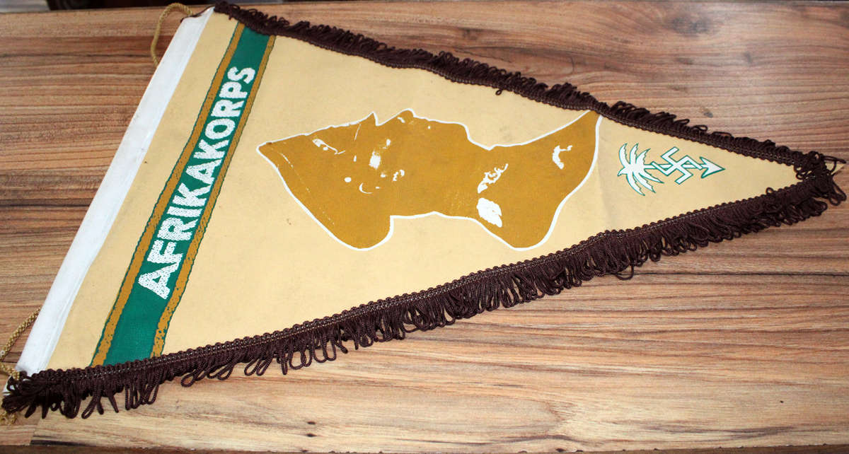 Other War Memorabilia - Afrikakorps pennant flag for sale in ...